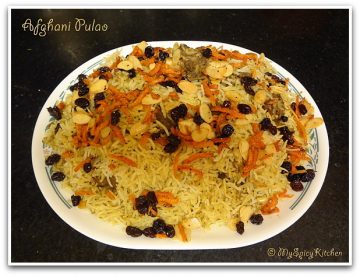 Kabuli Palaw, National Dish of Afghanistan - MySpicyKitchen