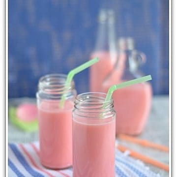 Bandung Drink, Rose Syrup Beverage - MySpicyKitchen