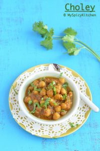 Choley for Cooking from Cookbook Challenge - MySpicyKitchen