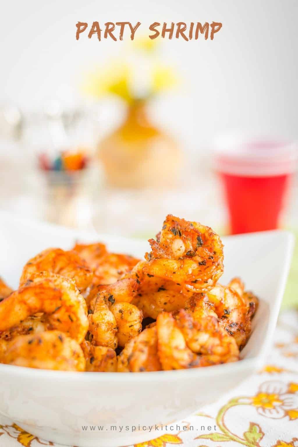 Party Shrimp Recipe - MySpicyKitchen