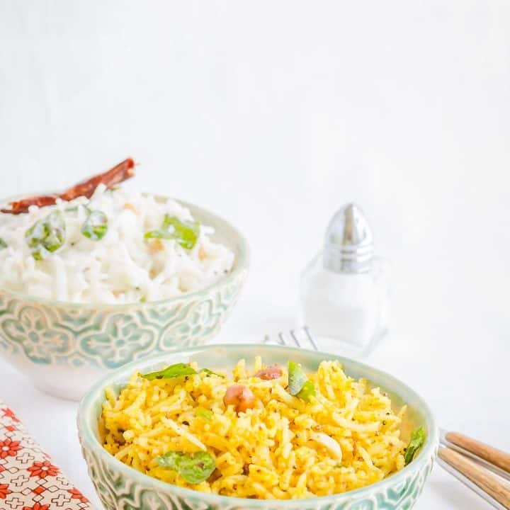 Peanut Rice, South Indian Recipe - MySpicyKitchen