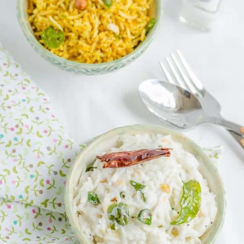 Daddojanam ~ Yogurt Rice - MySpicyKitchen