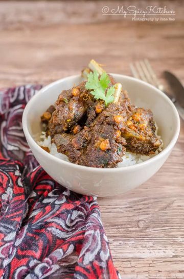 Chana Dal Goat Curry - MySpicyKitchen