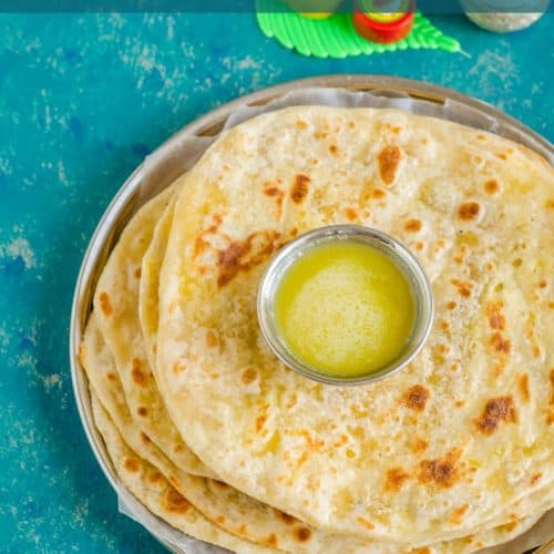 Bakshalu - Green Gram Stuffed Sweet Flatbread - MySpicyKitchen