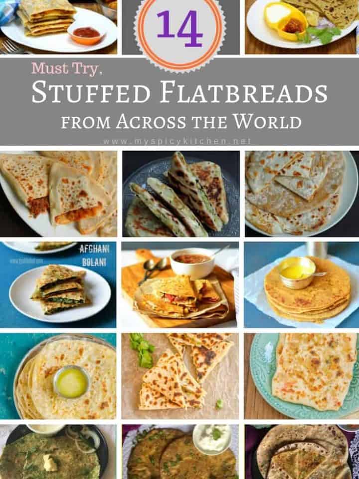 Bakshalu - Green Gram Stuffed Sweet Flatbread - MySpicyKitchen