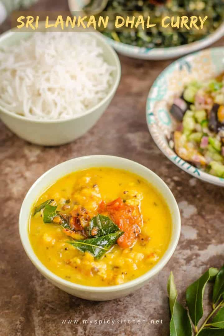 Sri Lankan Dhal Curry Recipe - MySpicyKitchen