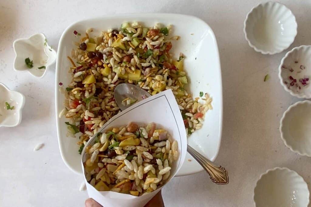 Jhal Muri, Spicy Puffed Rice - MySpicyKitchen