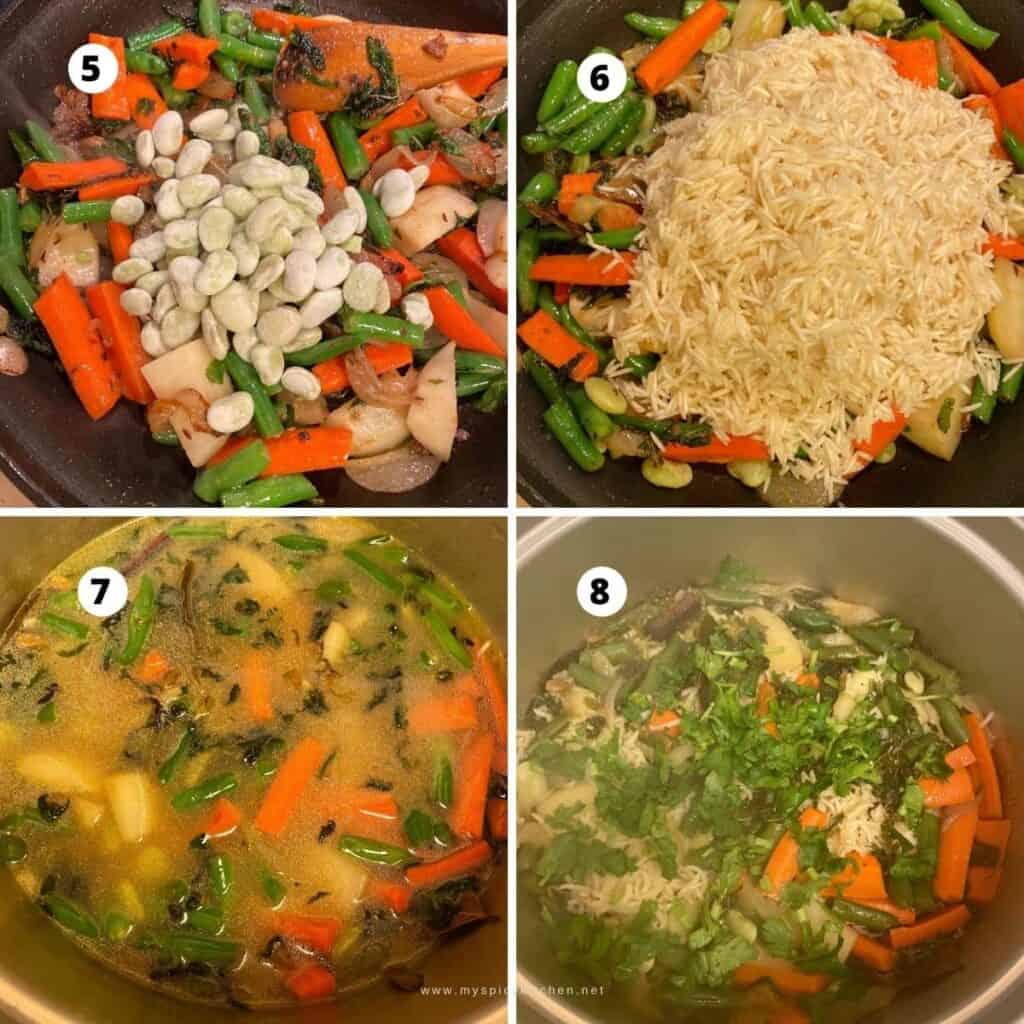 Vegetable Bagara Rice - MySpicyKitchen