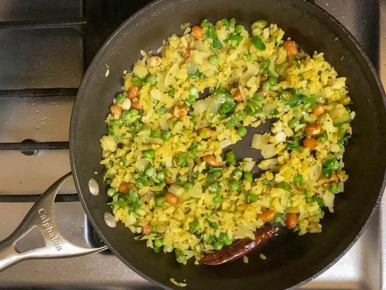 Atukula Upma ~ Poha Upma - MySpicyKitchen