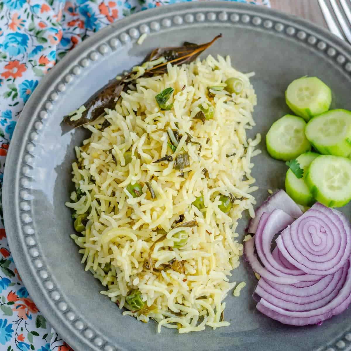 Methi Pulao Recipe - MySpicyKitchen